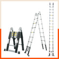 Bathla 20.5 ft A-Type Foldable Aluminium Telescopic Ladder | Portable ...