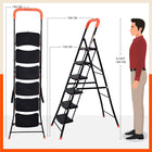 6 Step Heavy Duty Steel Ladder for Home – Bathla Home