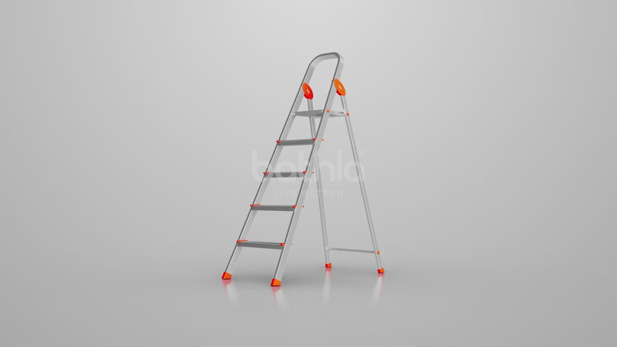 6-Step Foldable Aluminium Ladder for Your Home – Bathla Home
