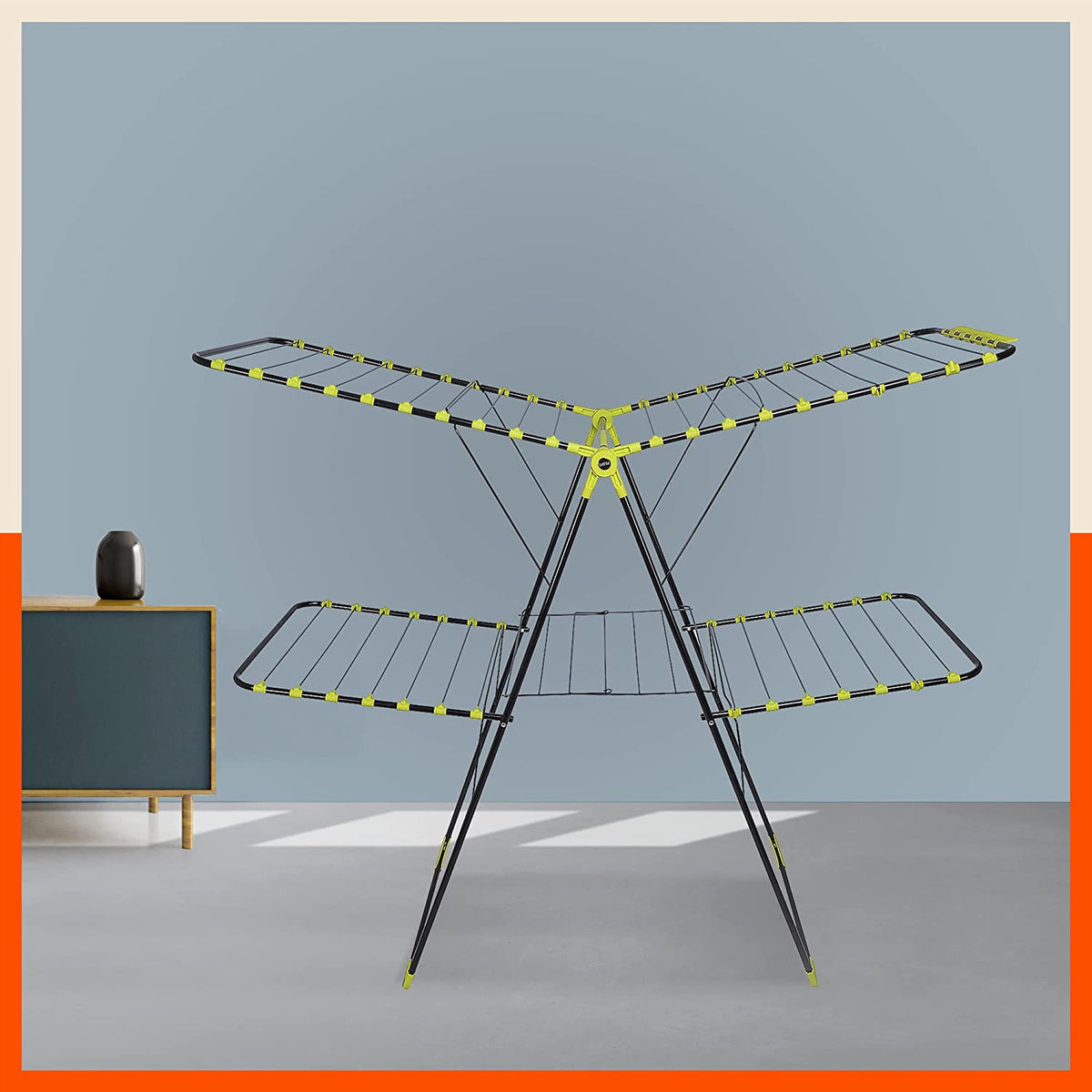 Bathla Mobidry Neo+ 2 Level Foldable Cloth Drying Stand For Home - XL ...