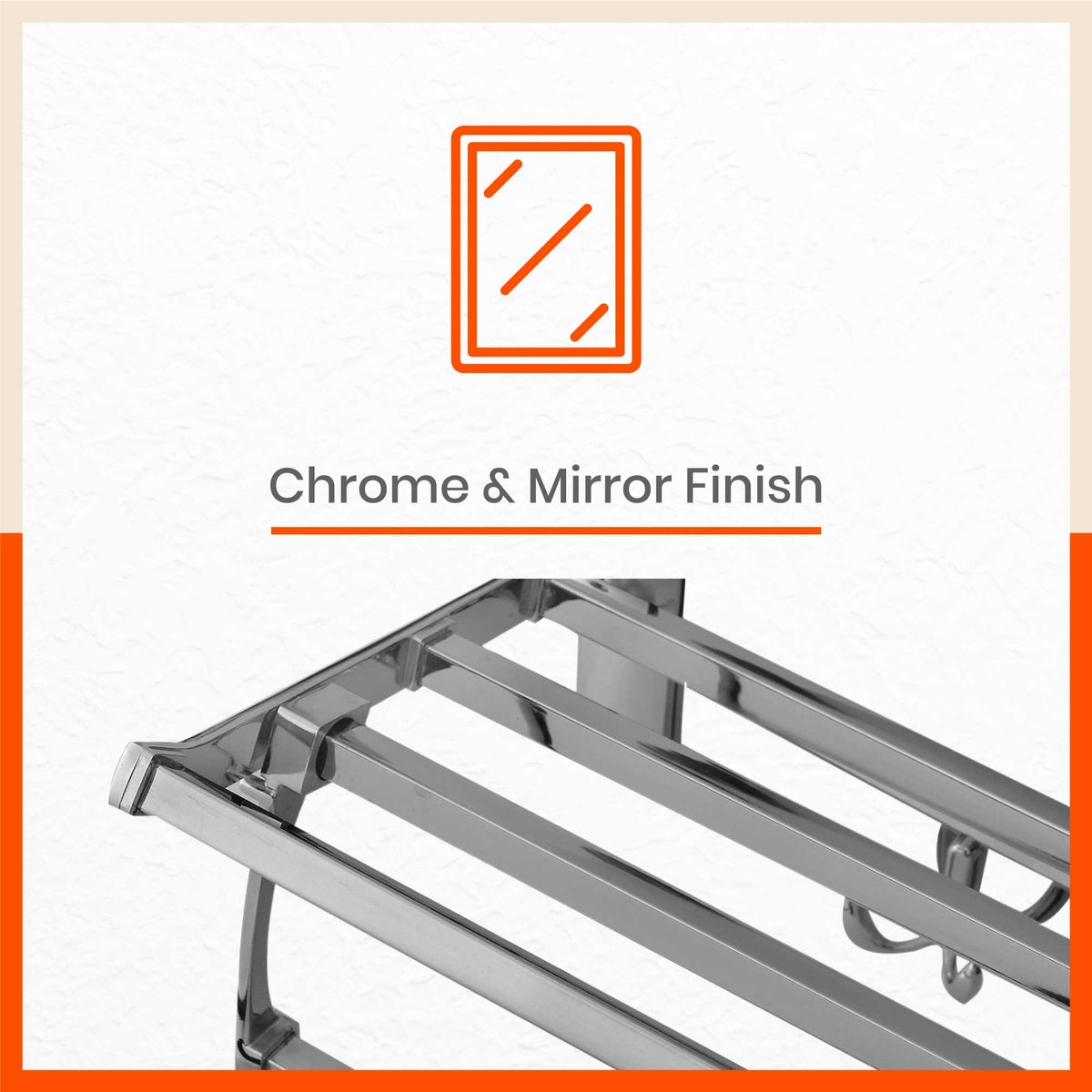 Large Foldable Stainless Steel Bathla Towel Rack – Bathla Home