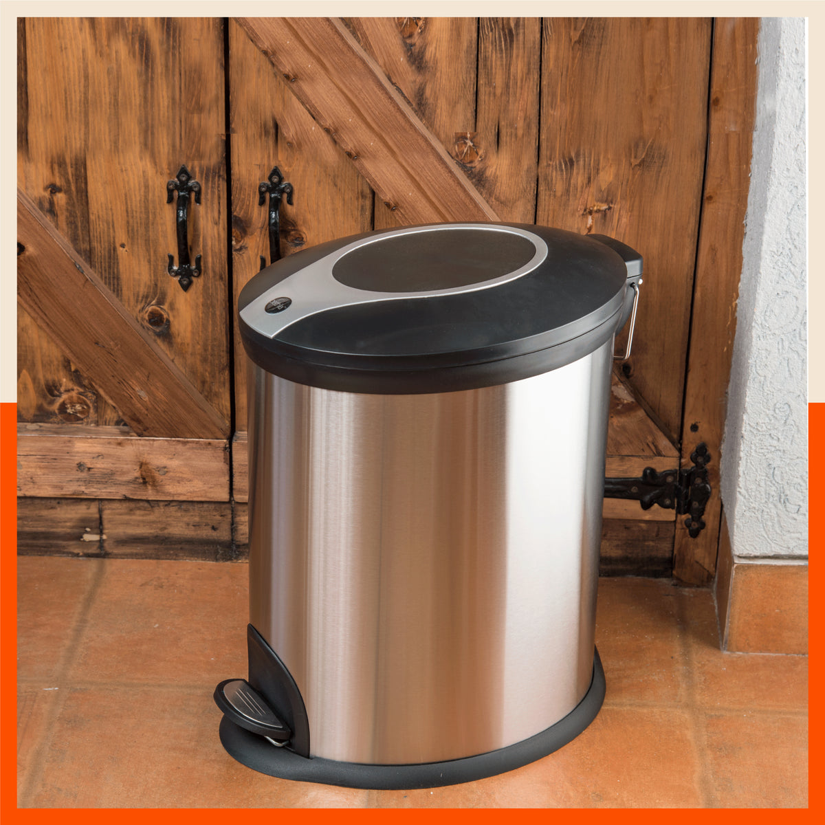 Bathla Contempo Stainless Steel Pedal Step Dustbin For Home - Small (5 ...
