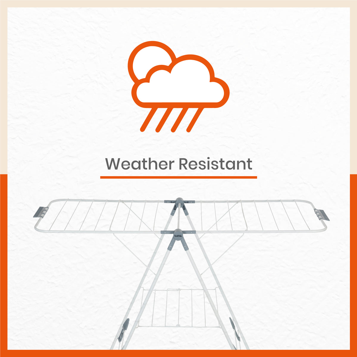 Bathla Mobidry Neo - Foldable Cloth Drying Stand For Home (Grey ...