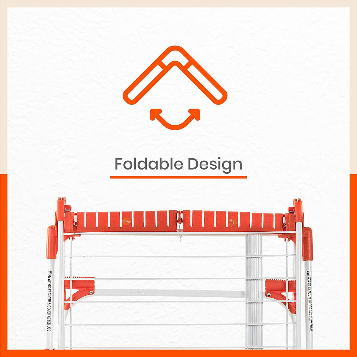 Bathla Mobidry Axis - Large Foldable Cloth Drying Stand For Home ...