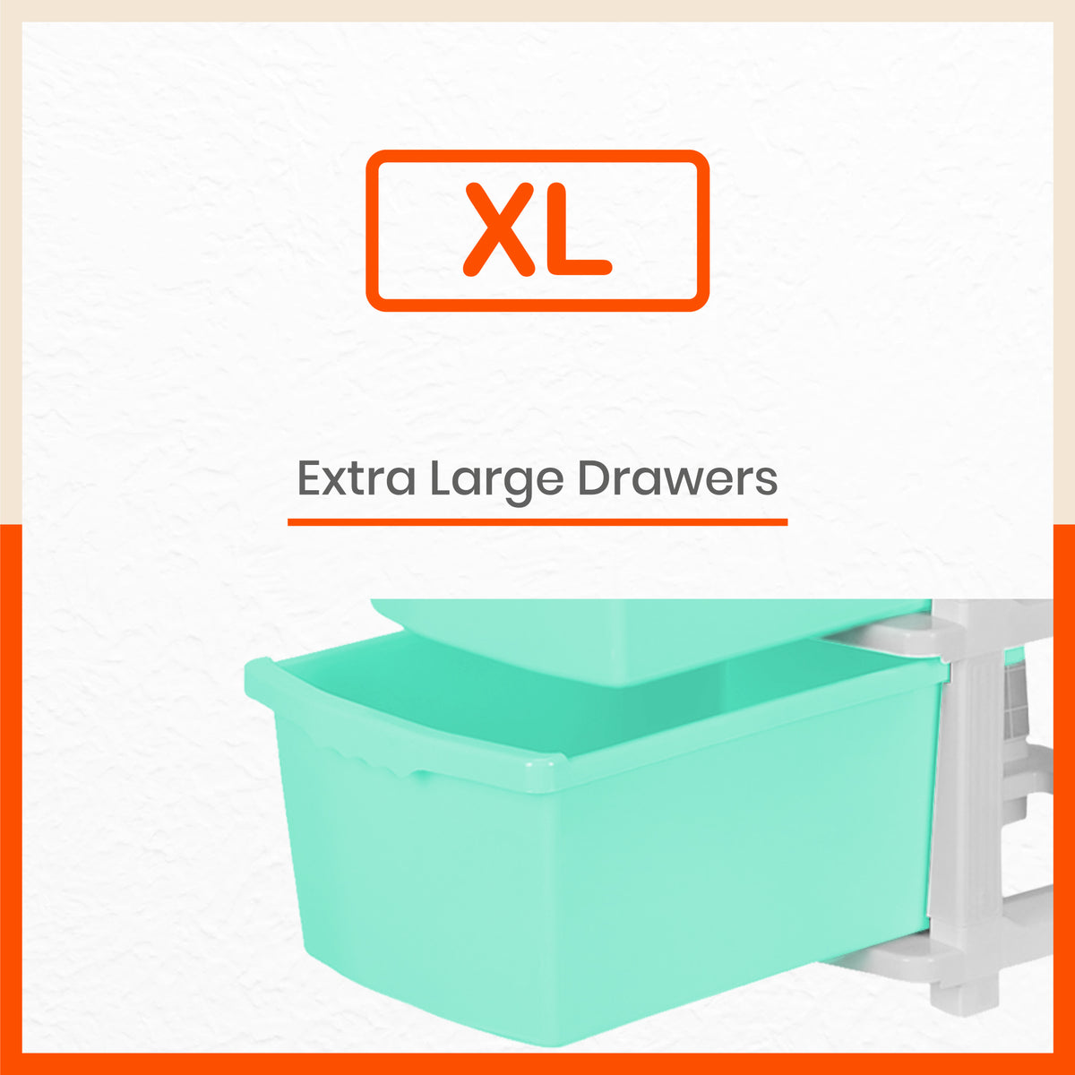 Stomo 3 Drawer Multi-Purpose Storage Organizer for Home and Office (Ja ...