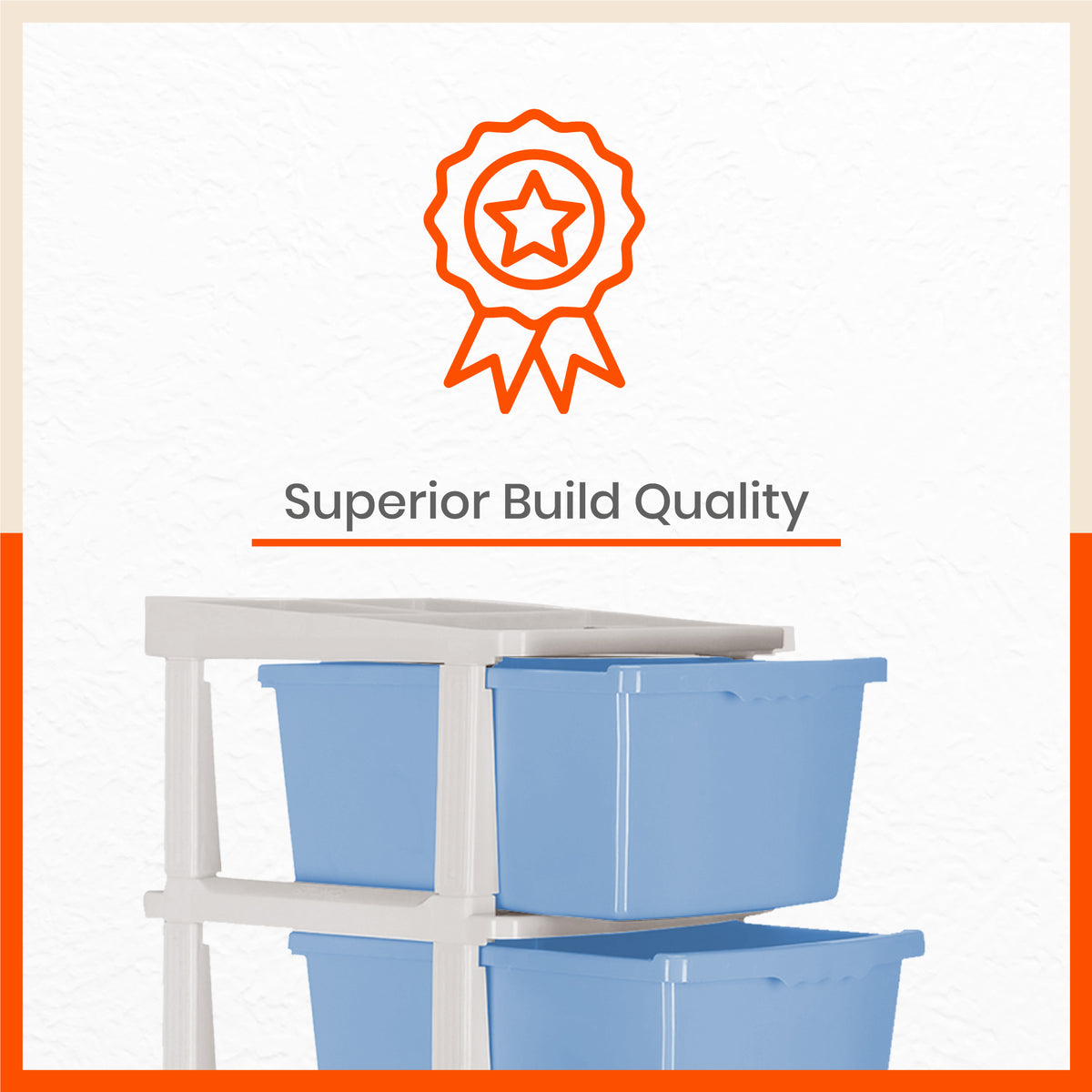 Stomo 3 Drawer Multi-Purpose Storage Organizer for Home and Office (Sk ...